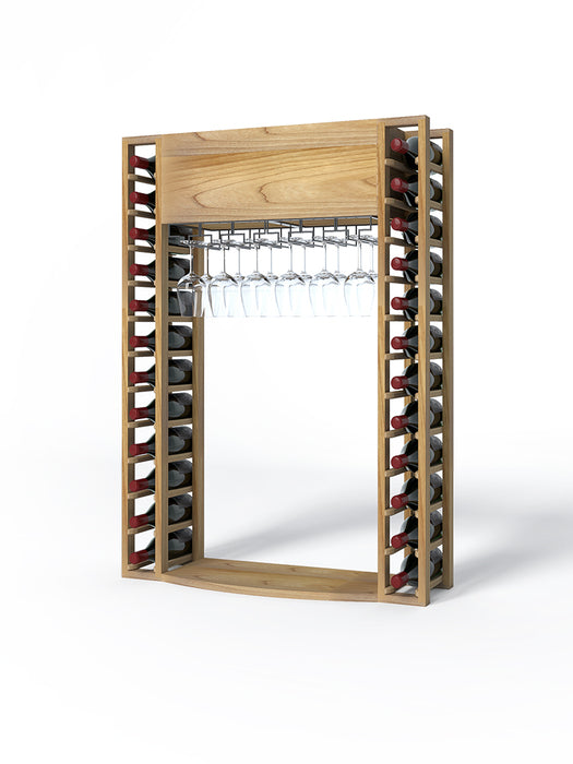 Classic Series 24-bottle Arch With Glass Rack - LVG – Vinum Design
