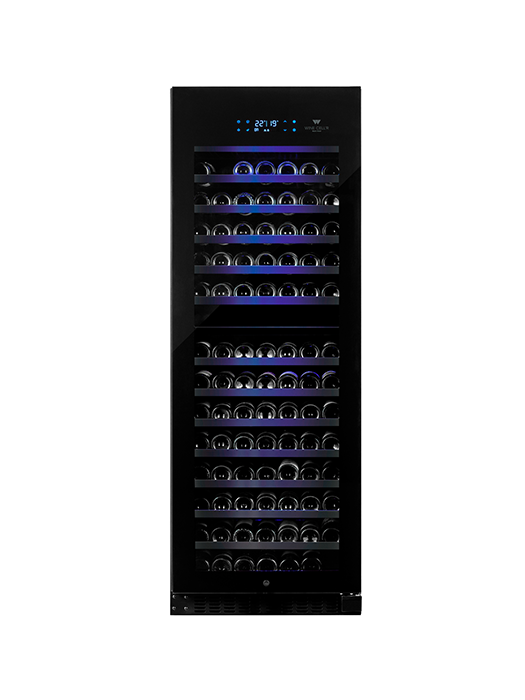 Cellier Black Pearl 181 bouteilles 2 zones - Wine Cell'R – Vinum Design