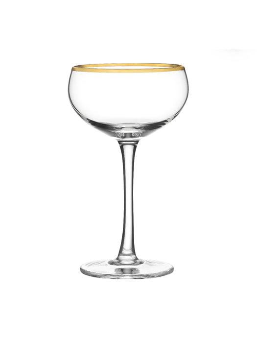 Cocktail Glass Cleo Gold Rim PH - Potion House – Vinum Design