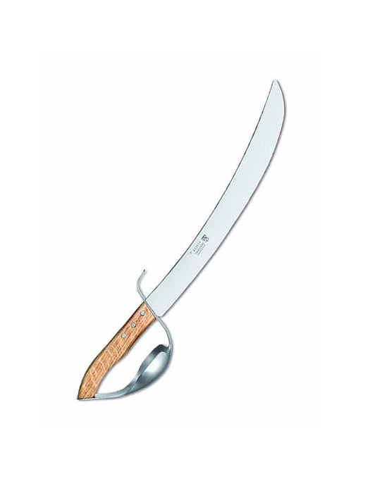 Sabre à champagne Design (chêne avec garde en aluminium et socle) - Cl ...